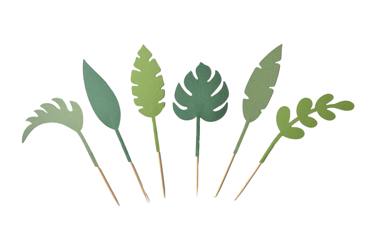 Jungle Leaves Cake Topper – Sunny Street Party Co.